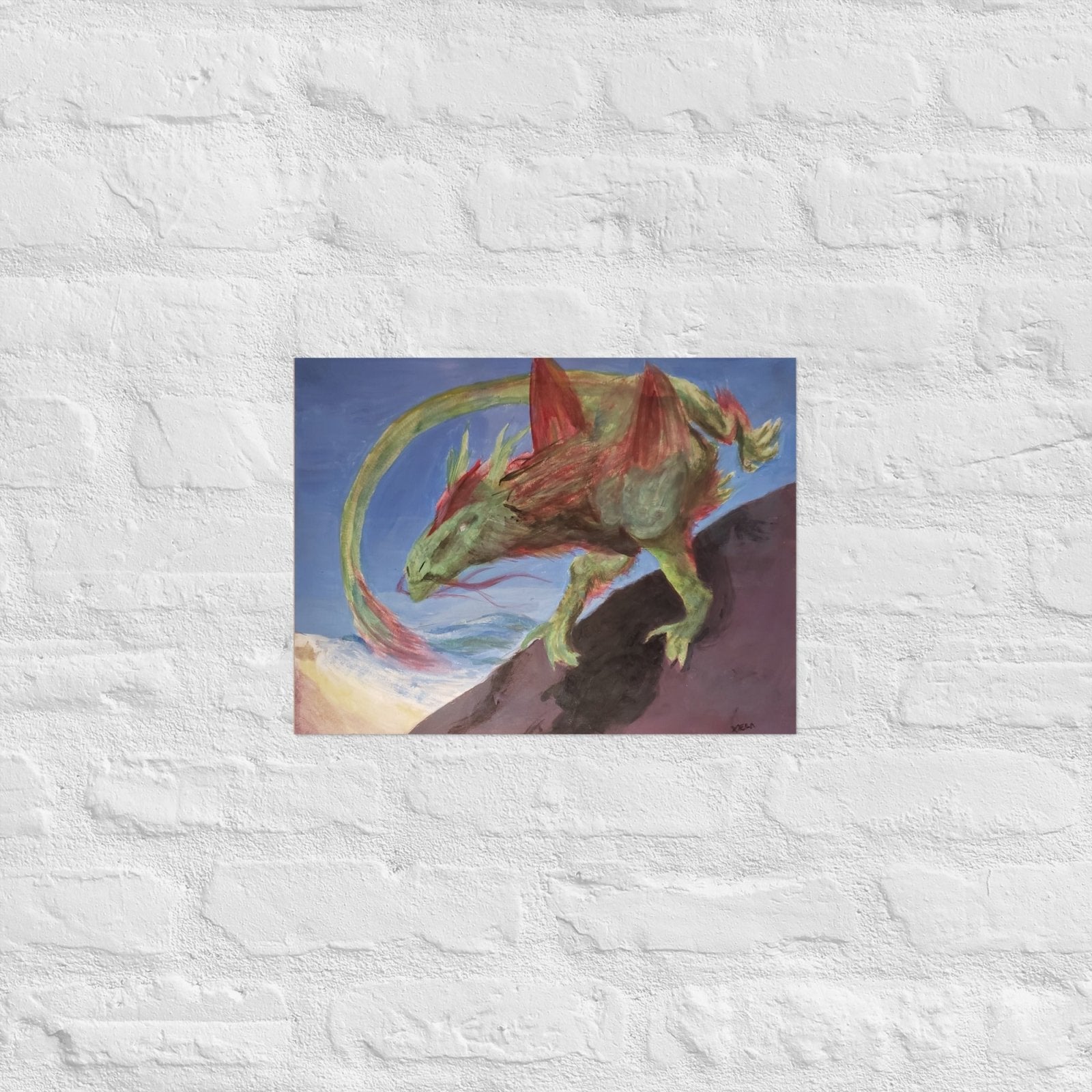 Art Print: Dragon At The Beach – Death World LLC